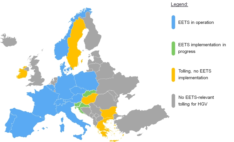 The map below provides a quick overview of the status of EETS in Europe. The input to the map ...